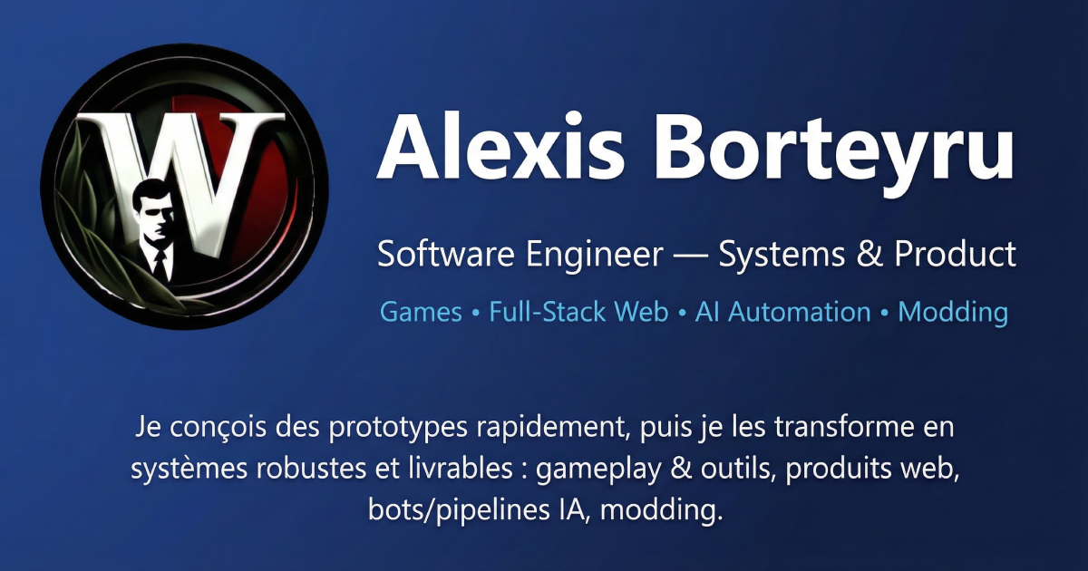 Alexis Borteyru - Software Engineer